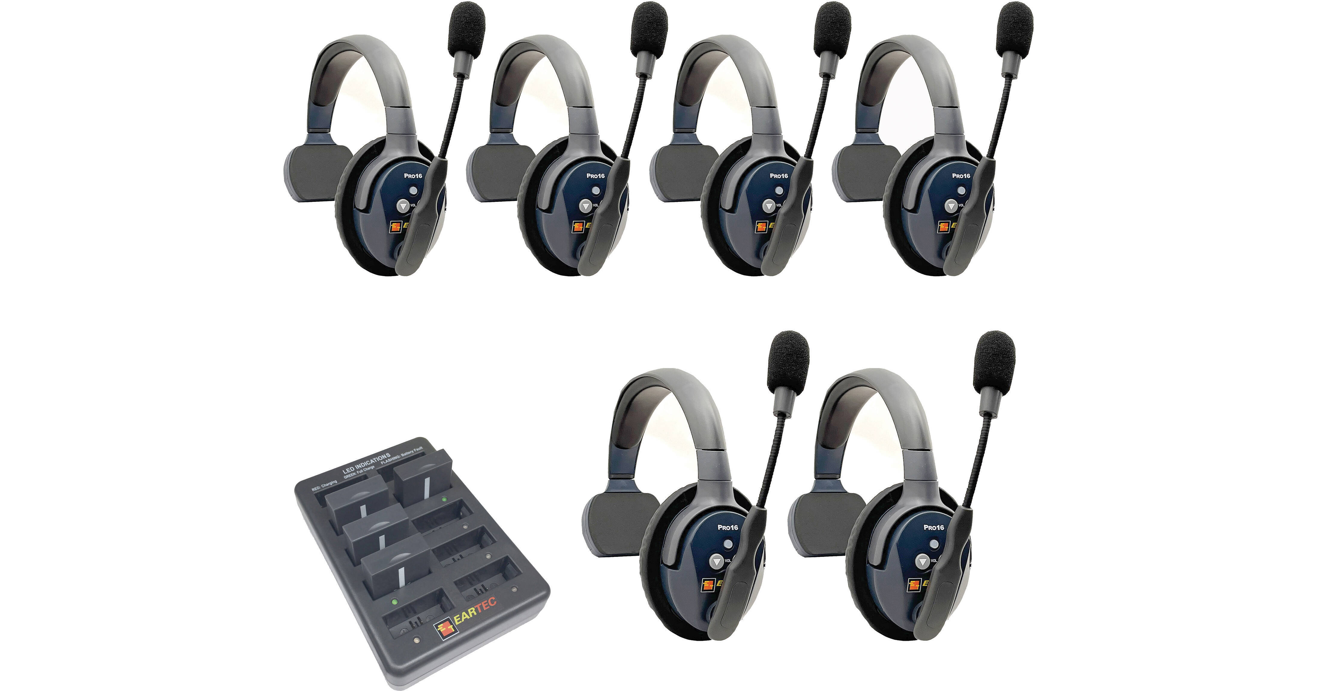 Eartec UltraLITE Pro16 Long-Range Dual-Channel Full-Duplex ETP6S