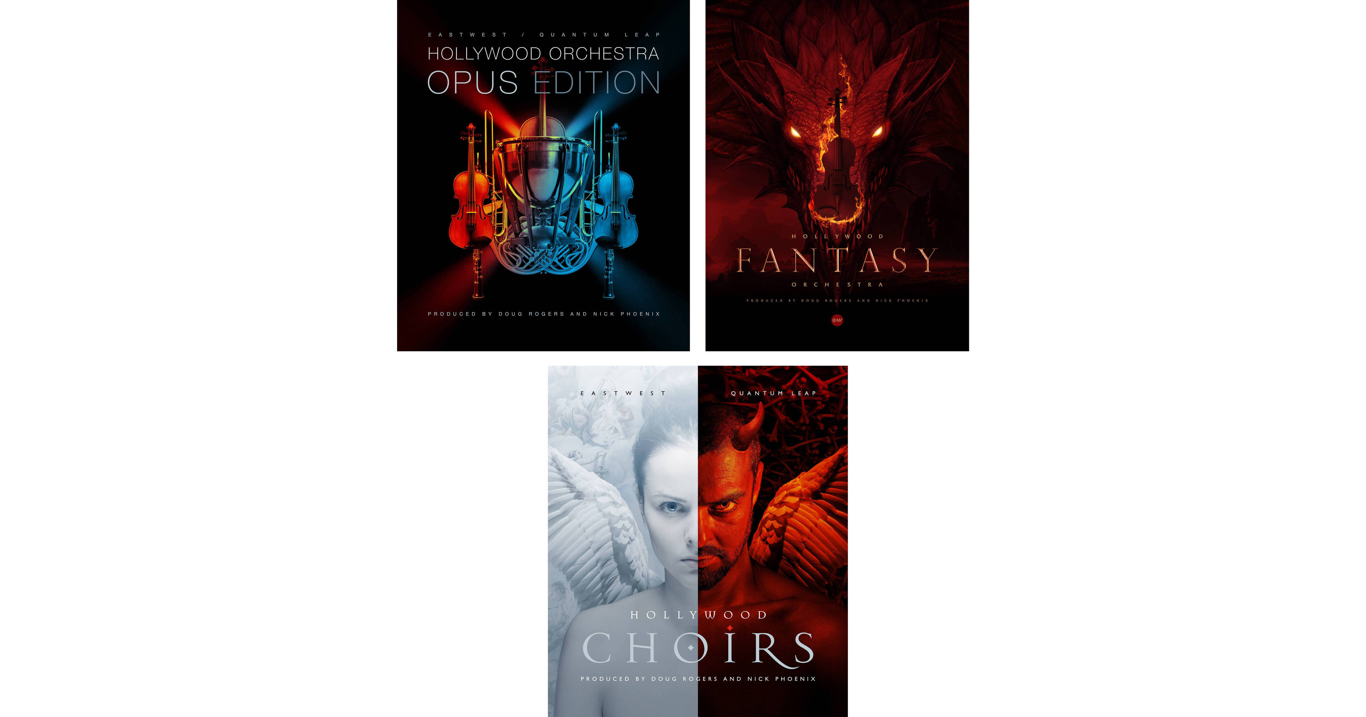 EastWest Hollywood Tec 3 Bundle Orchestra Opus + EW-331U344U296D