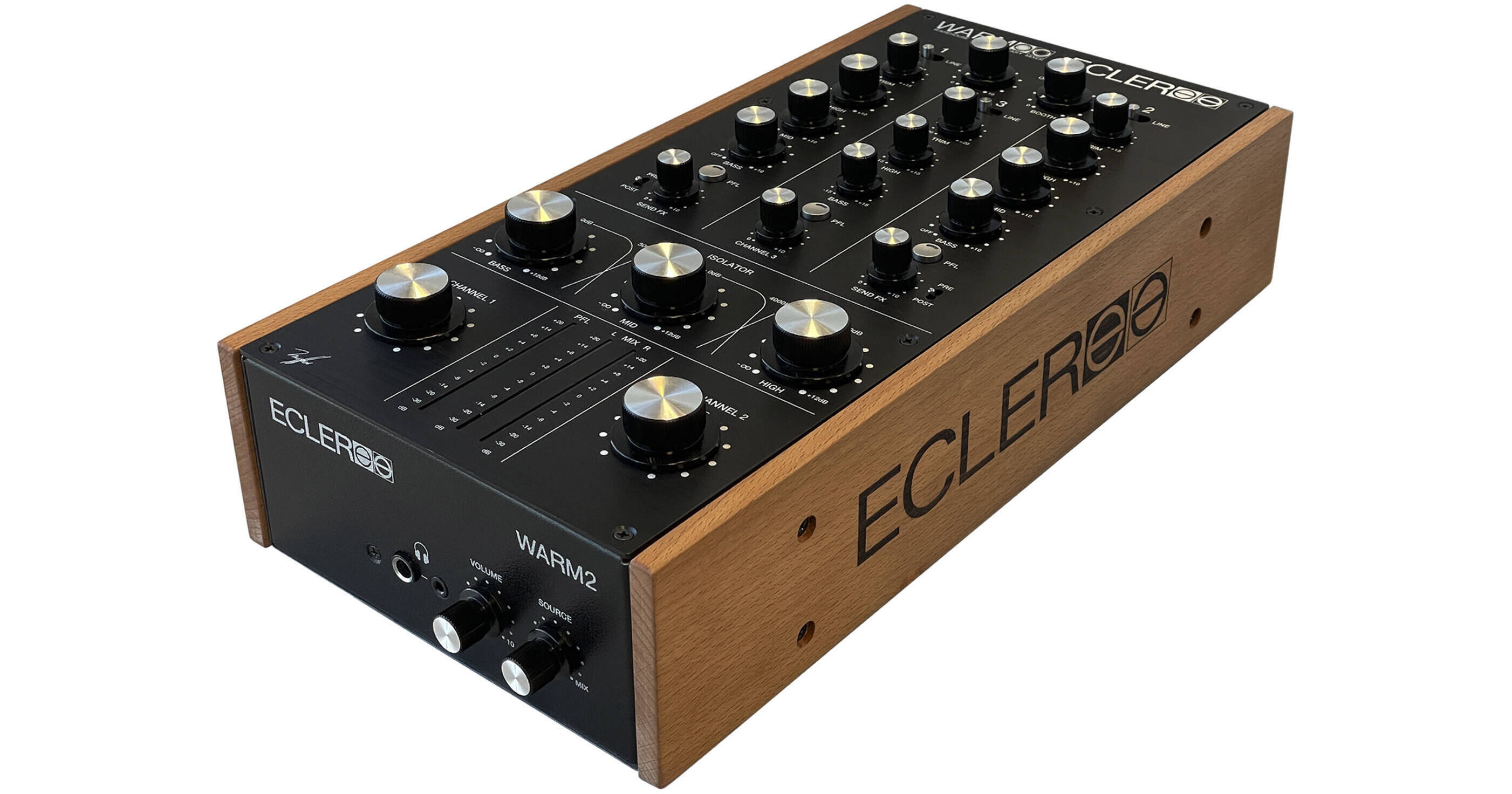 Ecler WARM2 Professional 2-Channel Analog Rotary DJ Mixer WARM-2