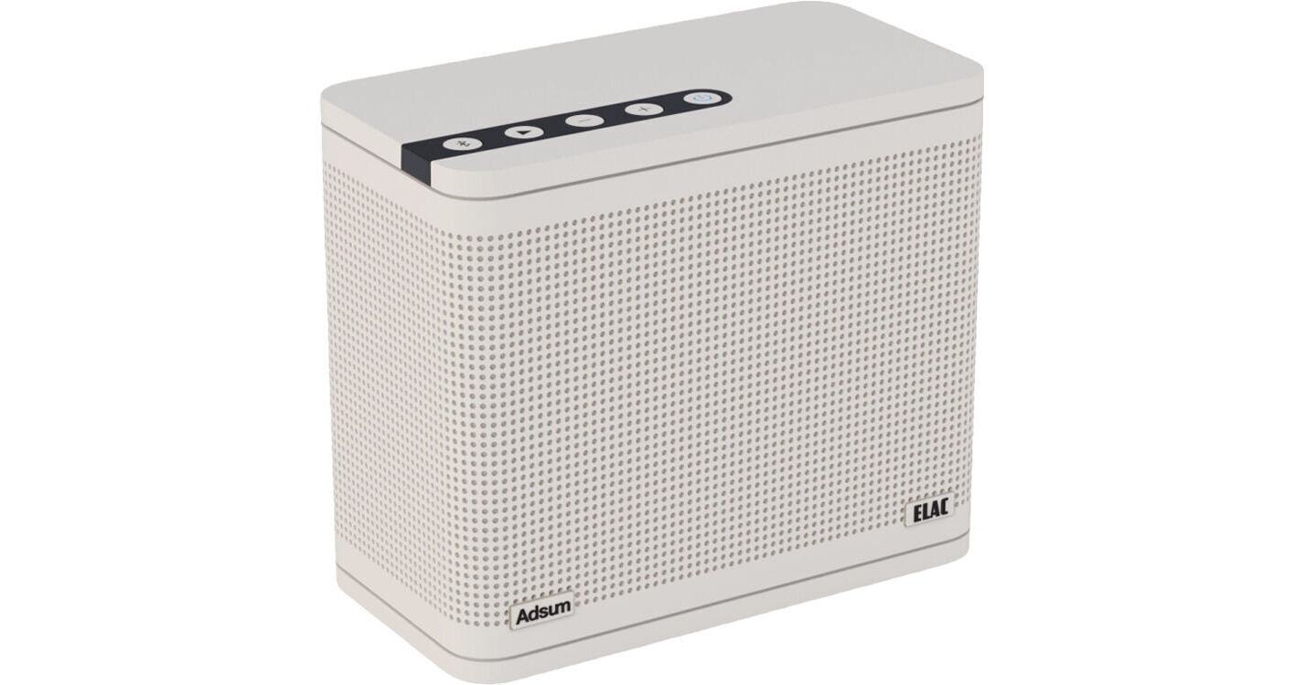 ELAC NAVA100 Portable Bluetooth Speaker (ADSUM Cream) NAVA100-WH