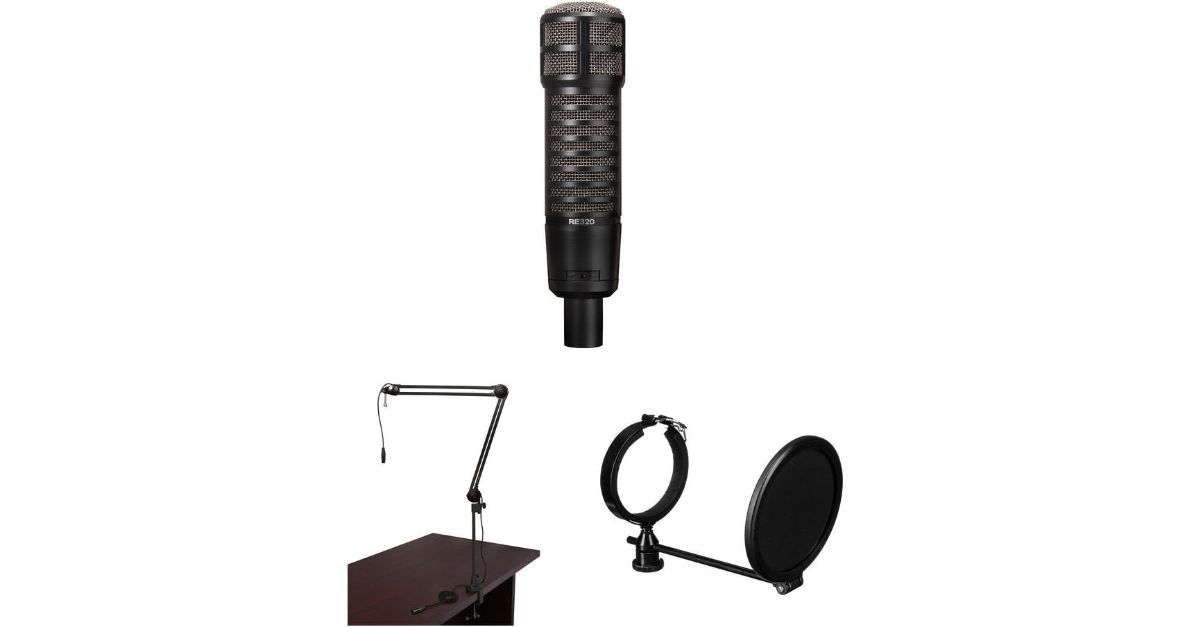 Electro-Voice RE320 Podcasting Microphone Kit with Broadcast