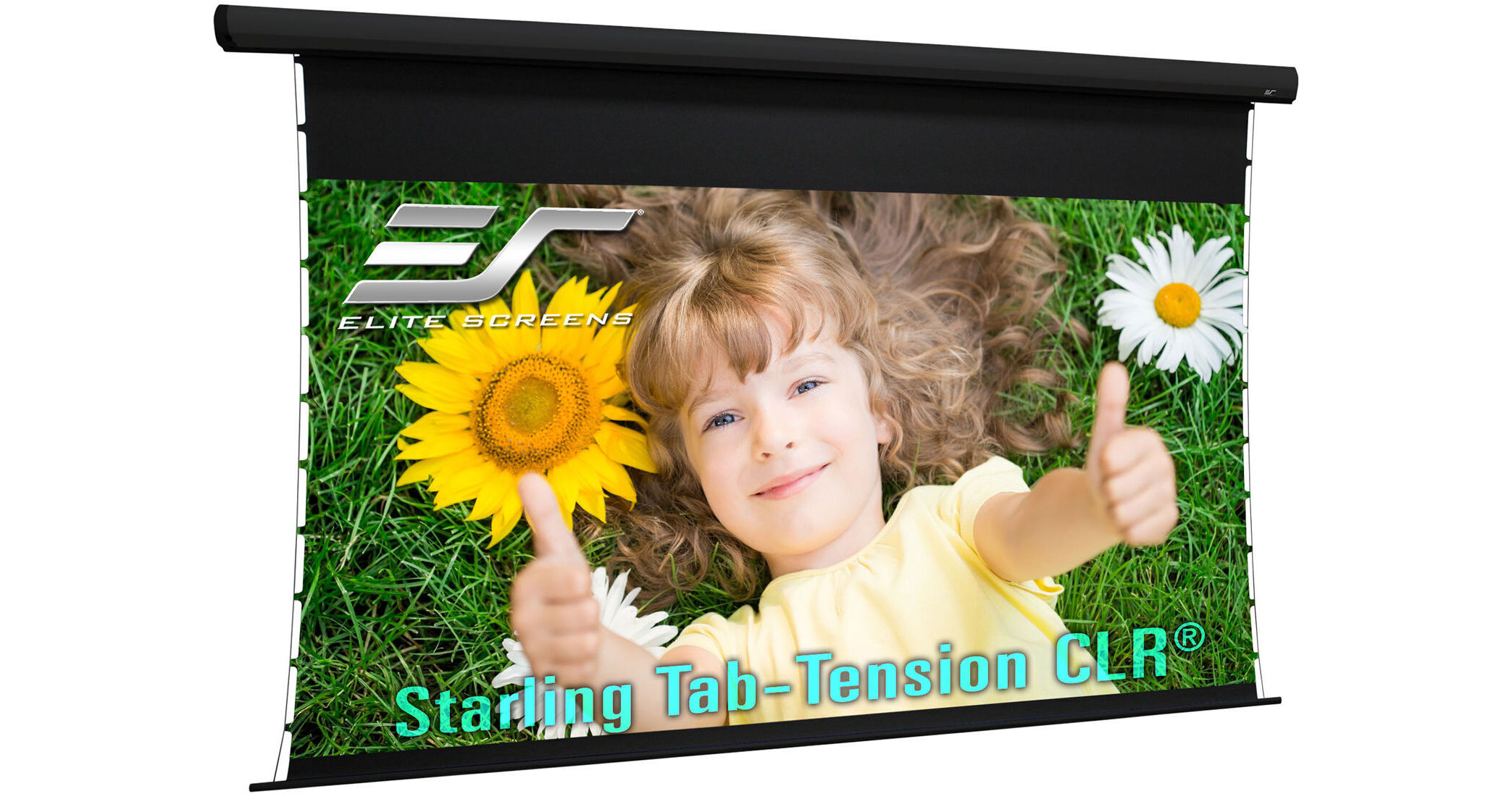 Elite Screens Starling Tab-Tension Starbright CLR STT121UH2-CLR