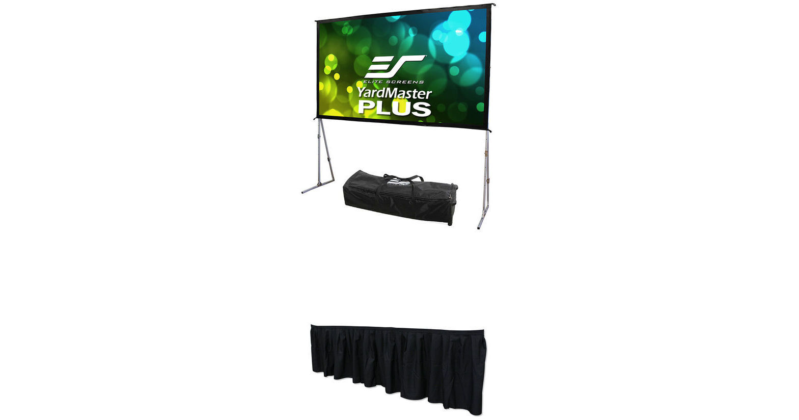 Elite Screens YARD MASTR PLS 200" PRJC SCRN/DRPR KIT B&H Photo