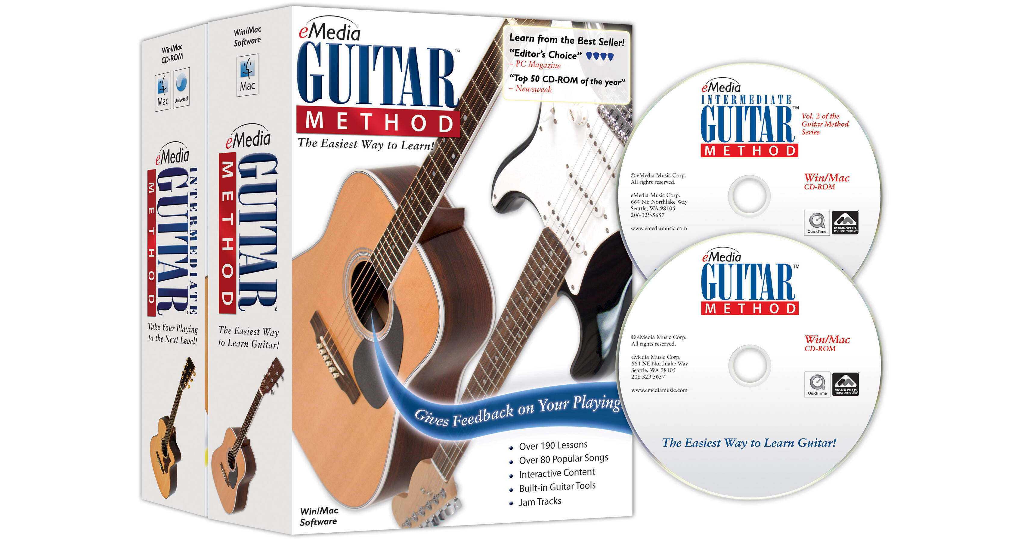 eMedia Music Guitar Method Deluxe - Guitar Learning EG12171DLM
