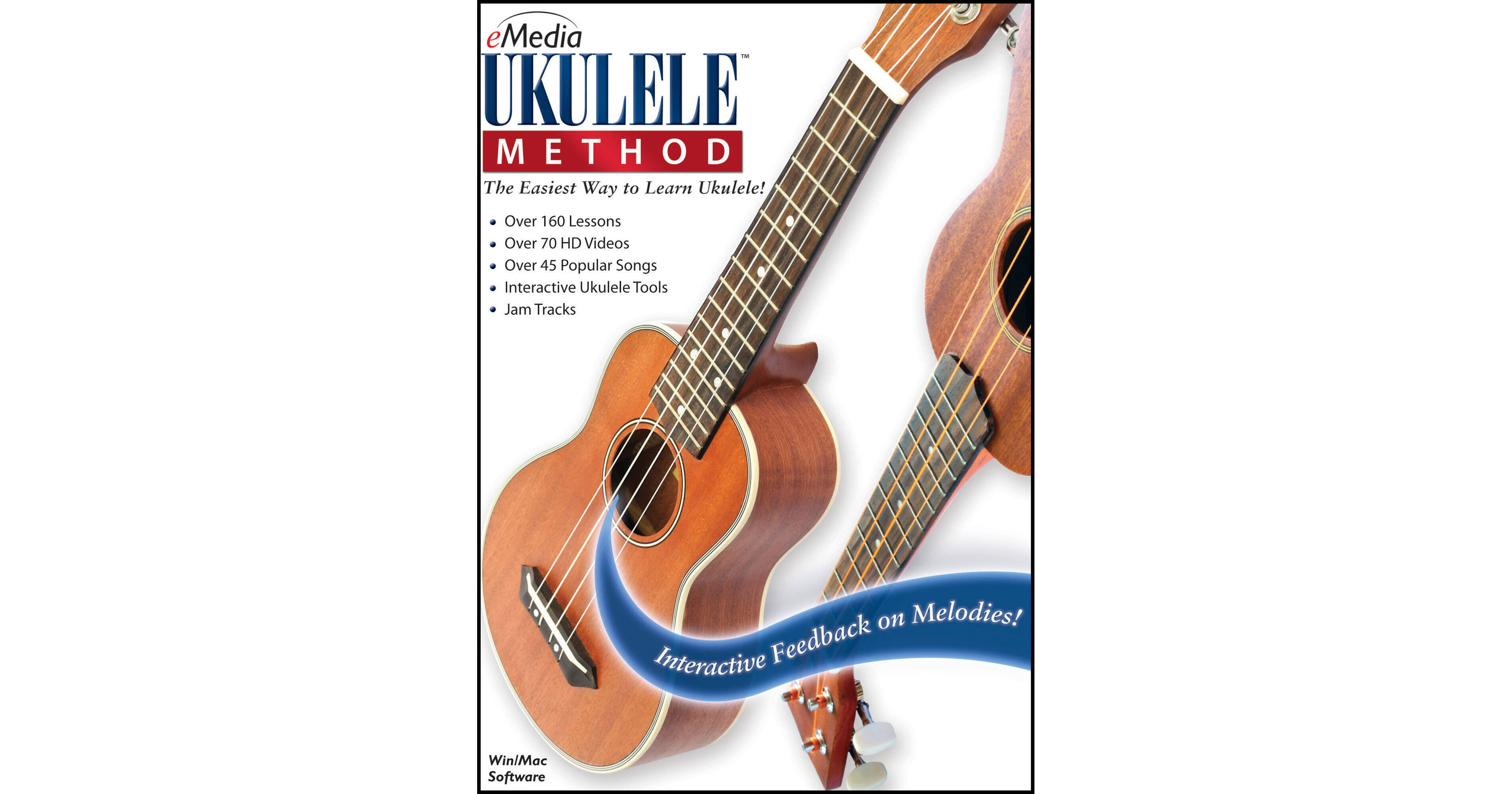 eMedia Music Ukulele Method - Ukulele Learning EU12161DLW B&H