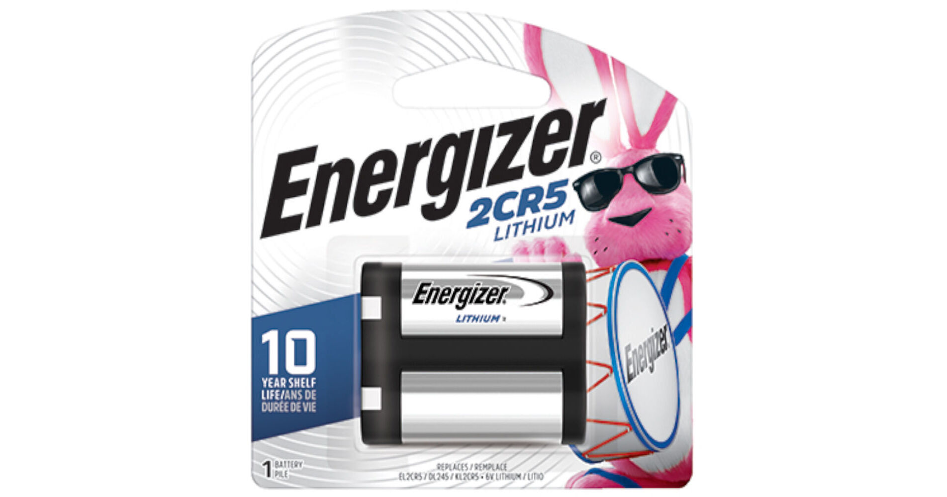 Energizer 2CR5 Lithium Battery (6V) EVREL2CR5BP B&H Photo Video