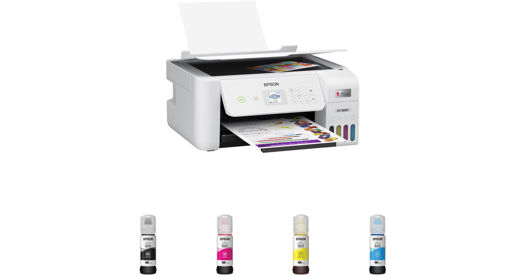 Epson EcoTank ET-2800 Wireless Color All-in-One Cartridge-Free