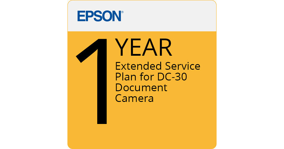 Epson 1-Year Preferred Plus Extended Service Plan EPPDCCE1 B&H