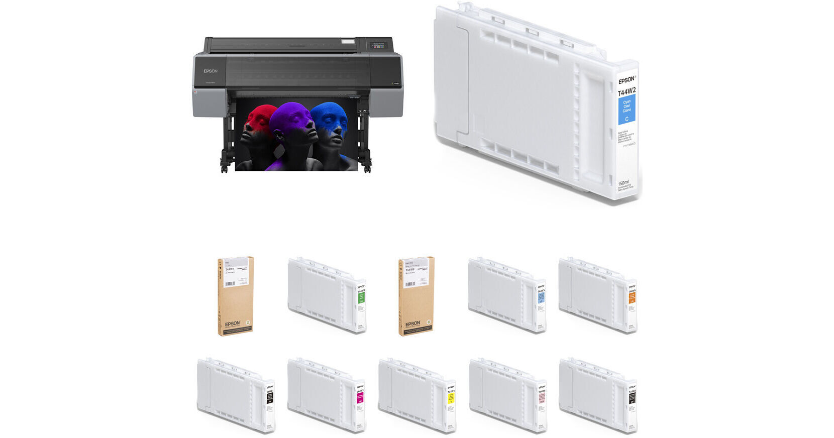 Epson SureColor P9570 44" Wide-Format Inkjet Printer with 12