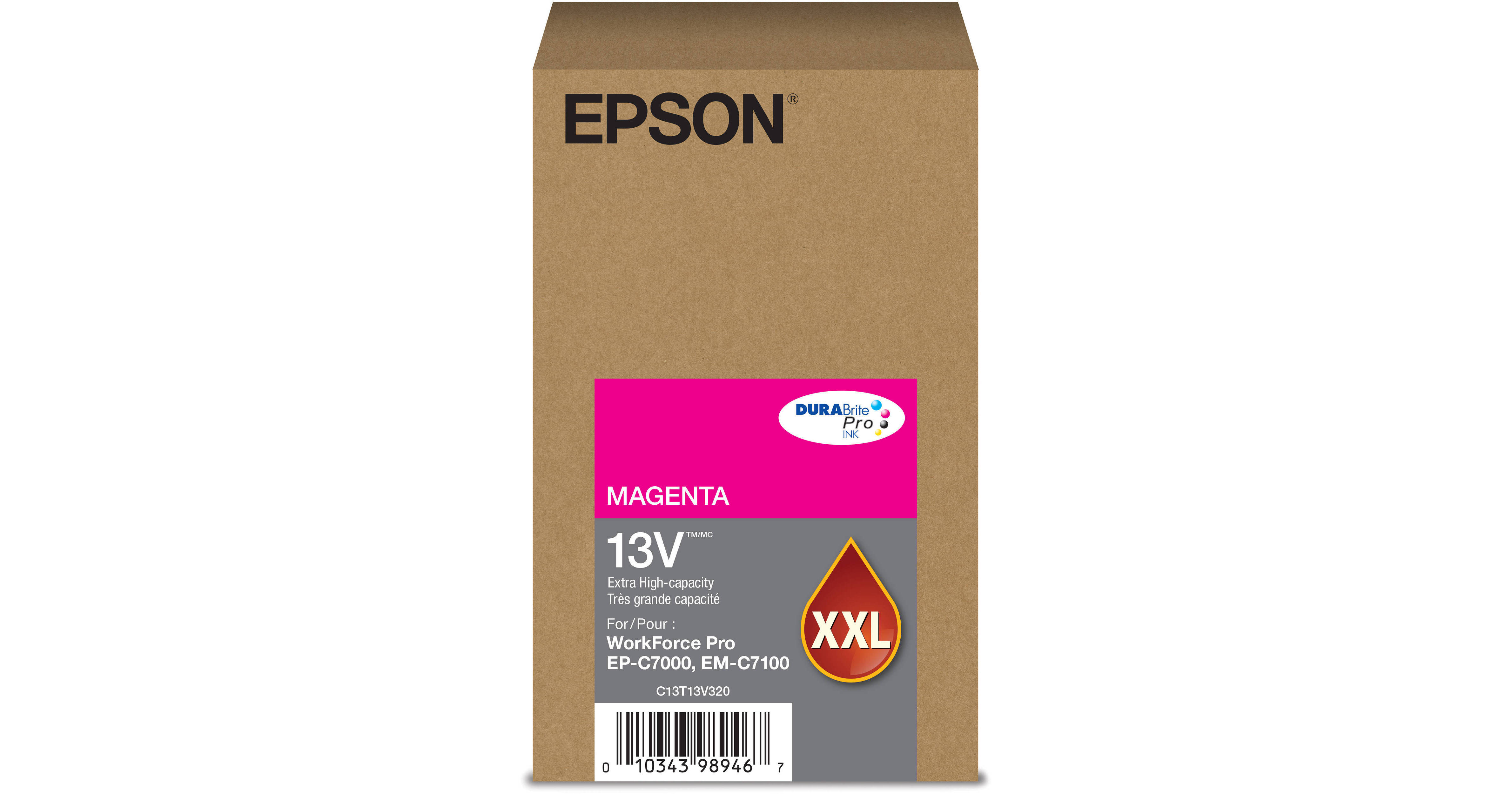 Epson T13V High-Capacity Inkjet Cartridge for WorkForce T13V320