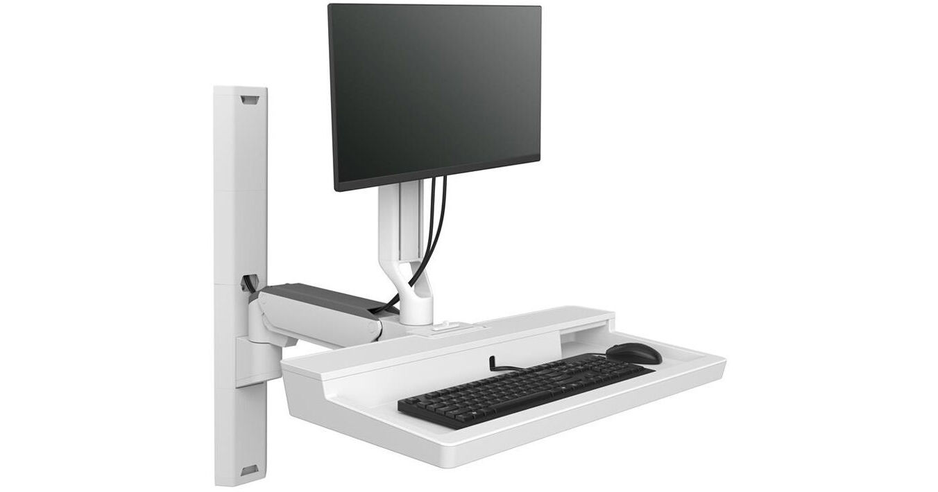 Ergotron CareFit Combo System (Snow White) 45-618-251 B&H Photo
