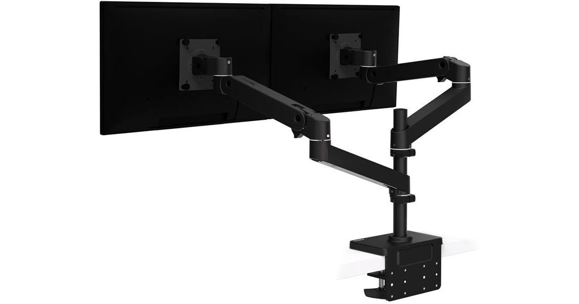 Ergotron LX Pro Dual Stacking Arm Desk Mount for up to