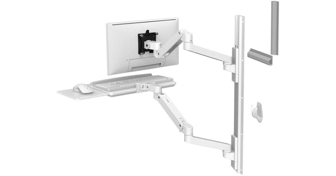 Ergotron LX Pro Wall Mount System (White) 45-696-290 B&H Photo