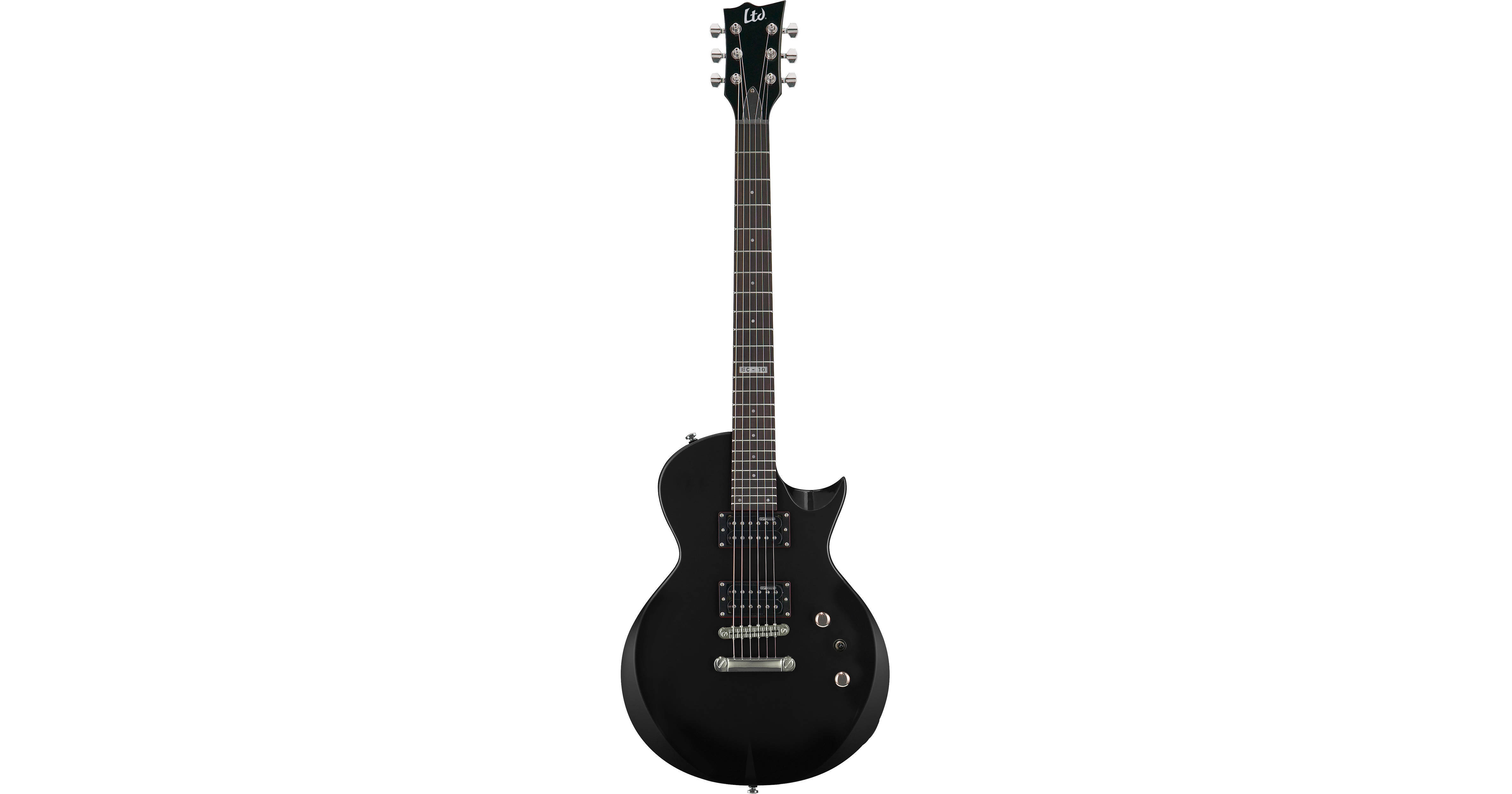 ESP LTD EC-10 Electric Guitar with Gig Bag (Black) LEC10KITBLK
