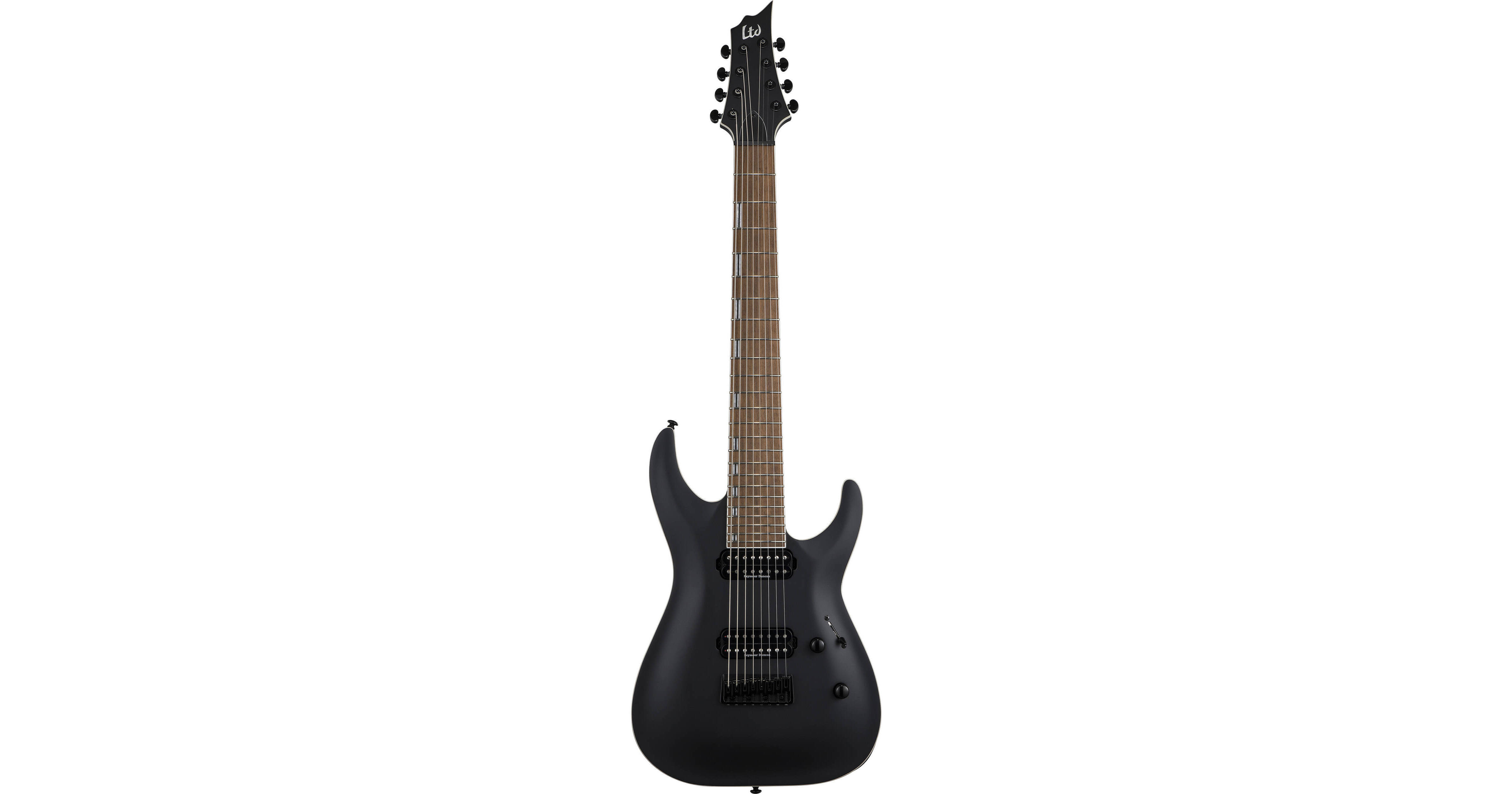 ESP LTD H-408B 8-String Baritone Electric Guitar LH408BBLKS B&H