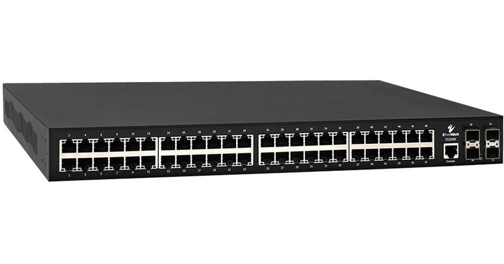 EtherWAN EX26484 V2 Managed 48-Port Gigabit PoE and EX26484 B&H