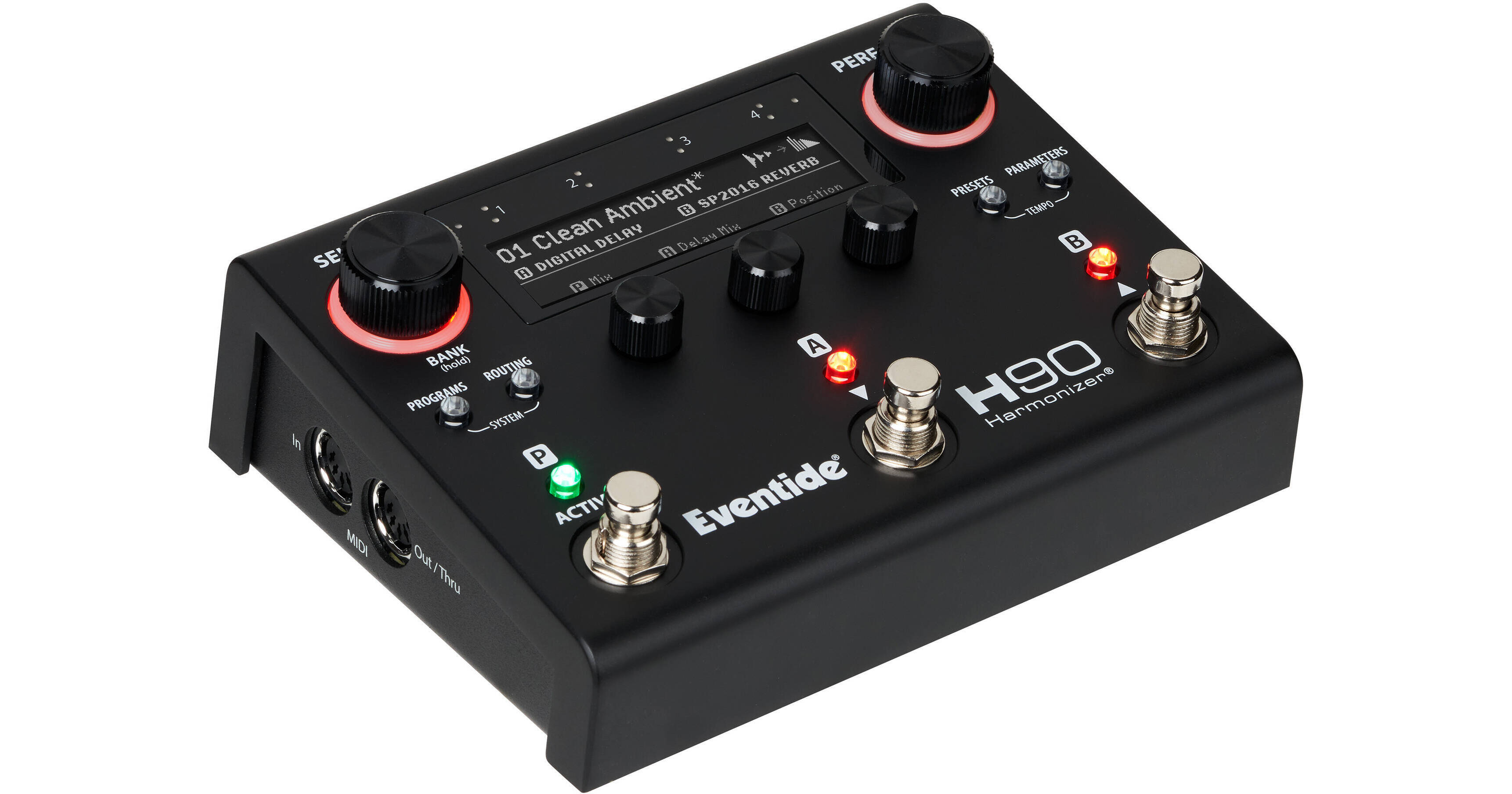 Eventide H90 Dark Harmonizer Multi-FX Pedal 1225-010 B&H Photo