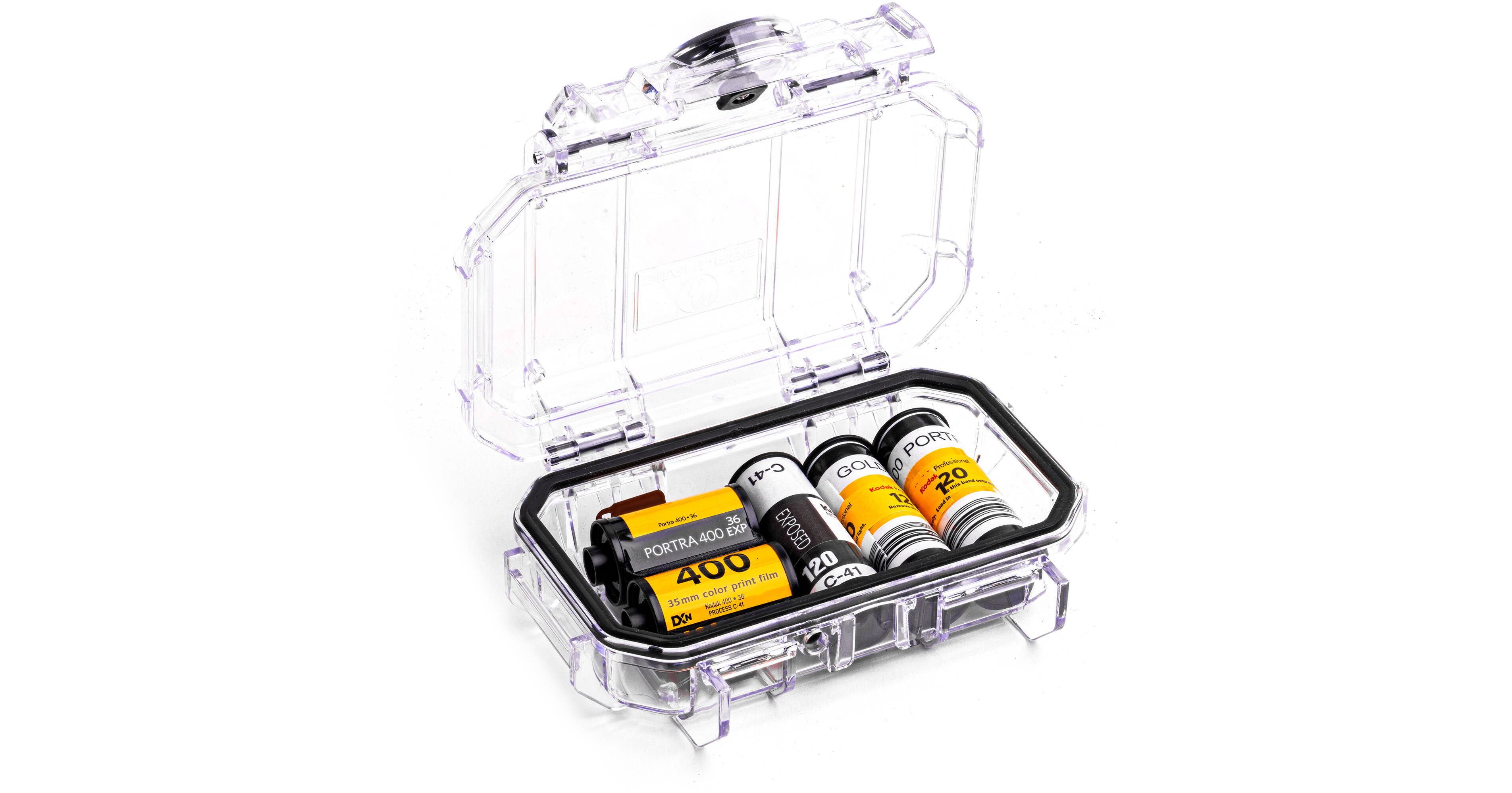 Evergreen Cases Compact Film Case (Clear) EG-52OEM-CL B&H Photo