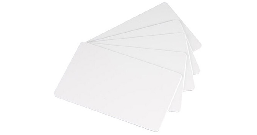 Evolis Blank PVC Rewritable 30MI Card (100 Cards, Black) C5201