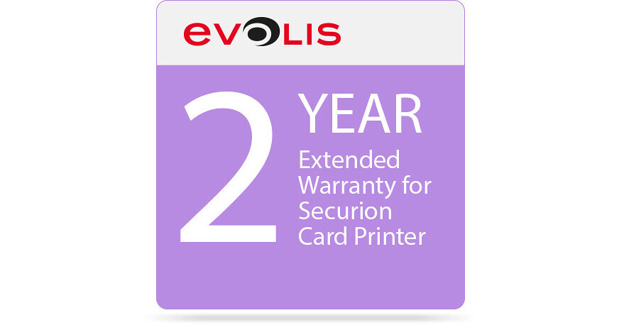 Evolis 2-Year Extended Warranty for Securion Card EWSC124SD B&H