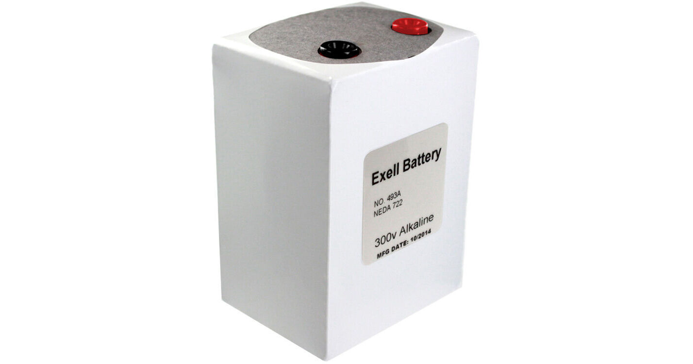 Exell Battery 493A Alkaline Battery Replaces ANSI / NEDA-722 493
