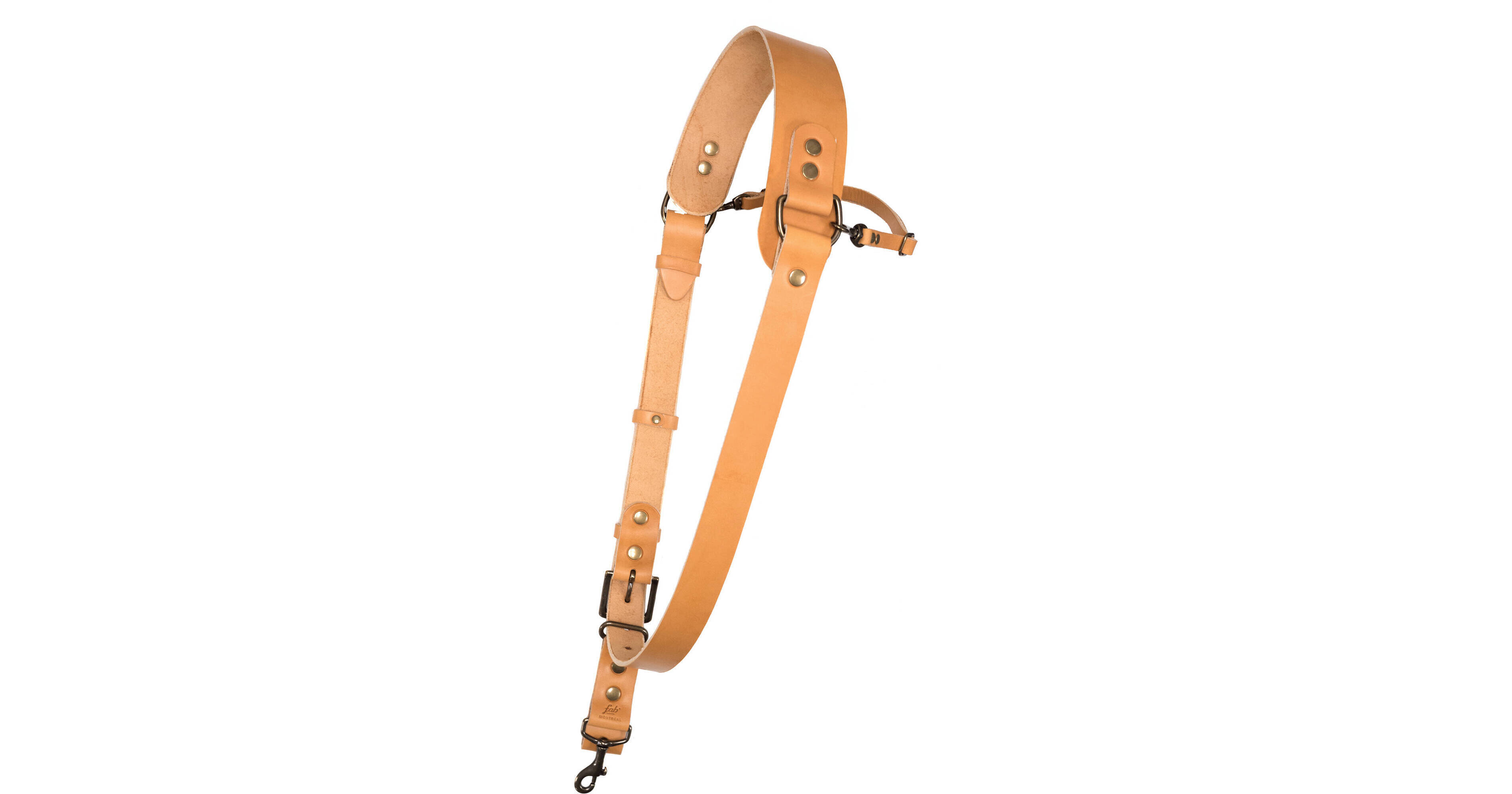 Fab' F16 Leather Shoulder Strap (Tan) F16-T-A-ST B&H Photo Video