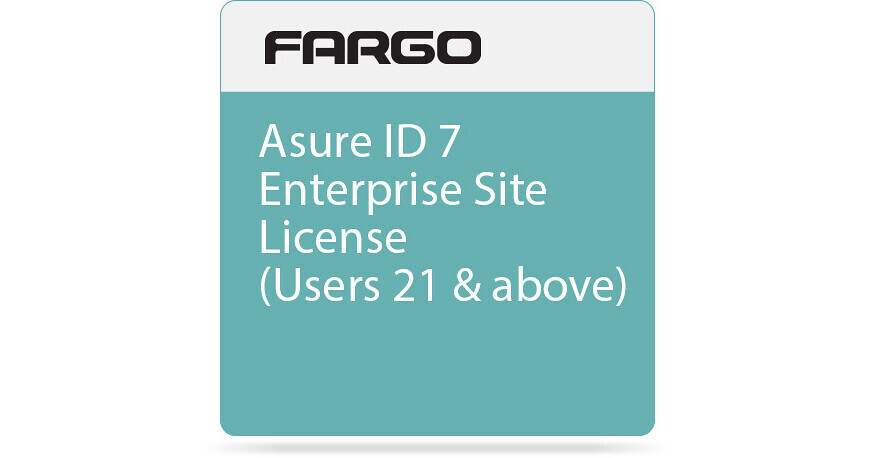 Fargo Site License Upgrade for Asure ID 7 Enterprise ID 86433