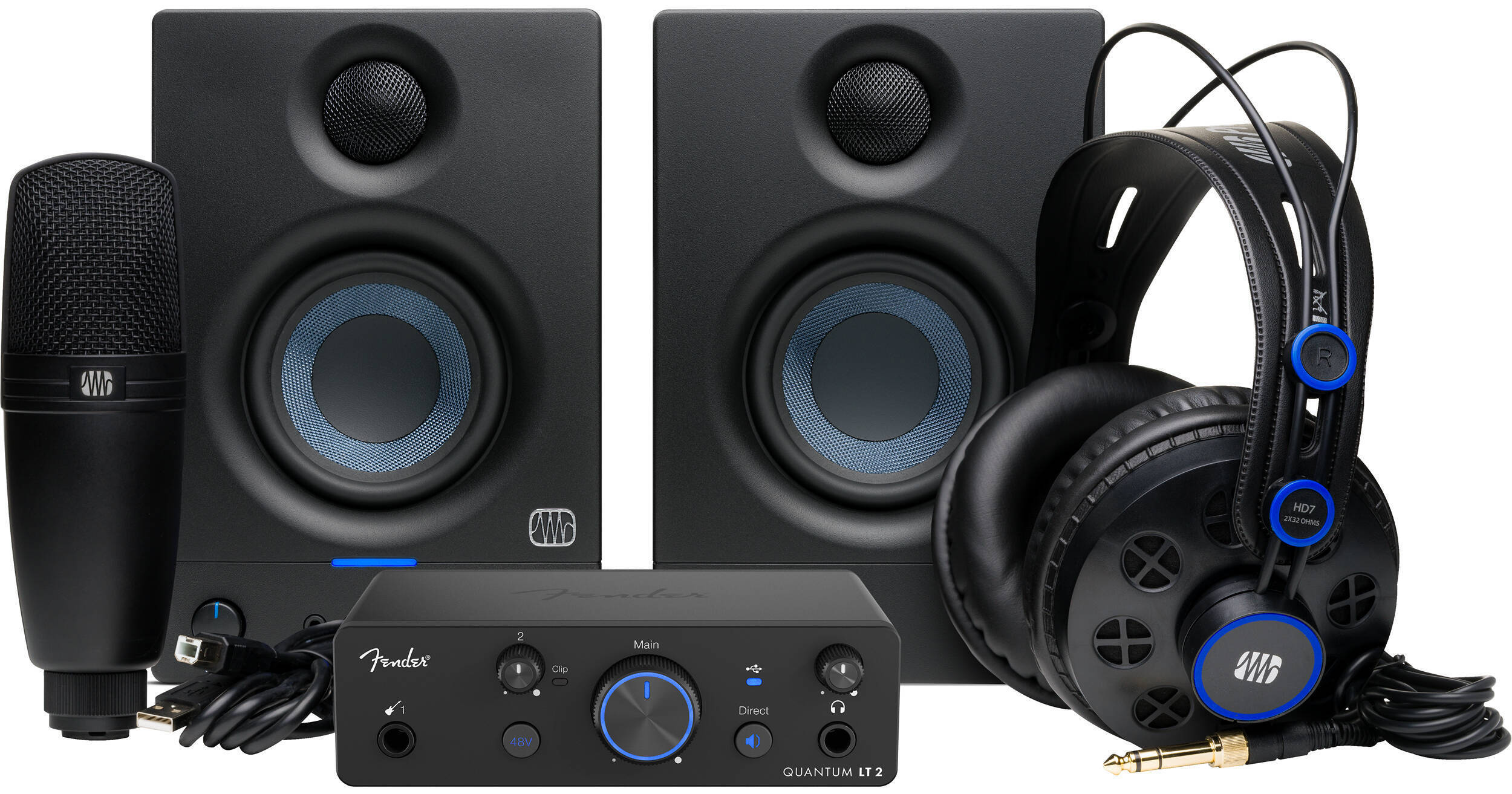 Fender Quantum LT 2 2x2 USB-C Audio Interface QUANTUM COMPLETE