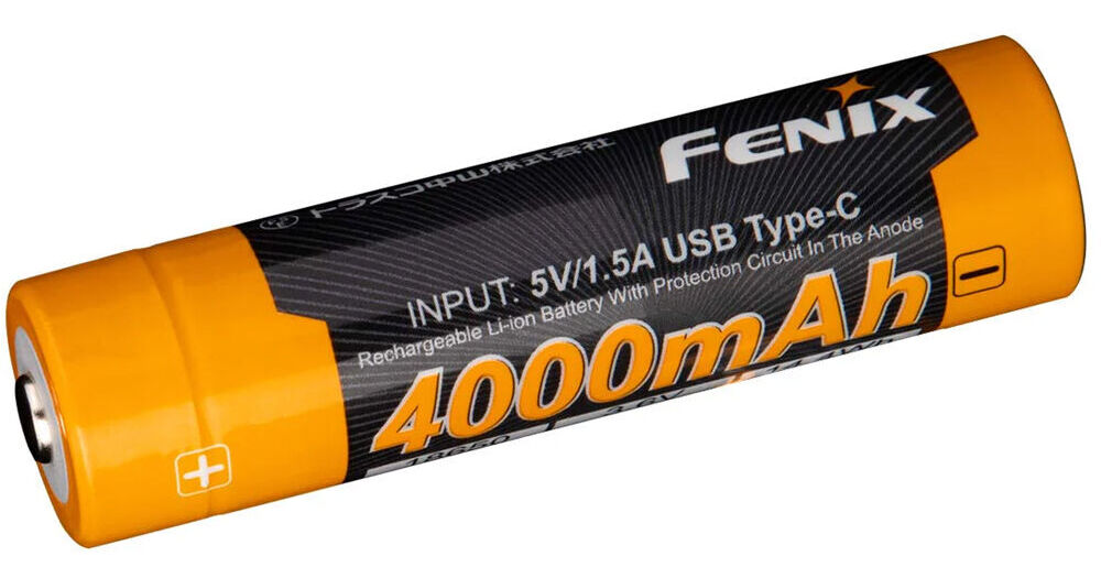 Fenix Flashlight 18650 Li-Ion Battery with USB-C FX-ARBL184000U