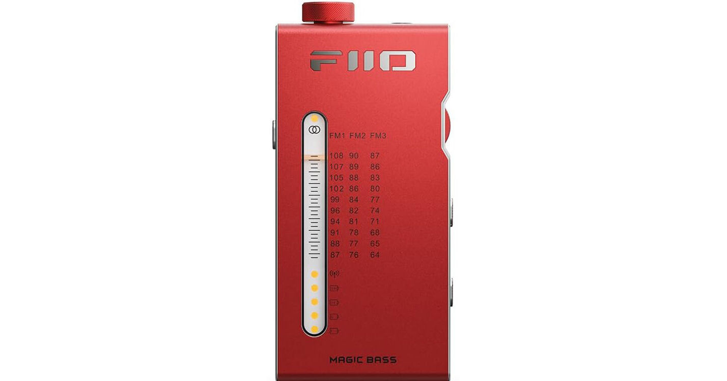 FiiO RR11 Hi-Res Portable Stereo Radio (Red) RR11-RED B&H Photo