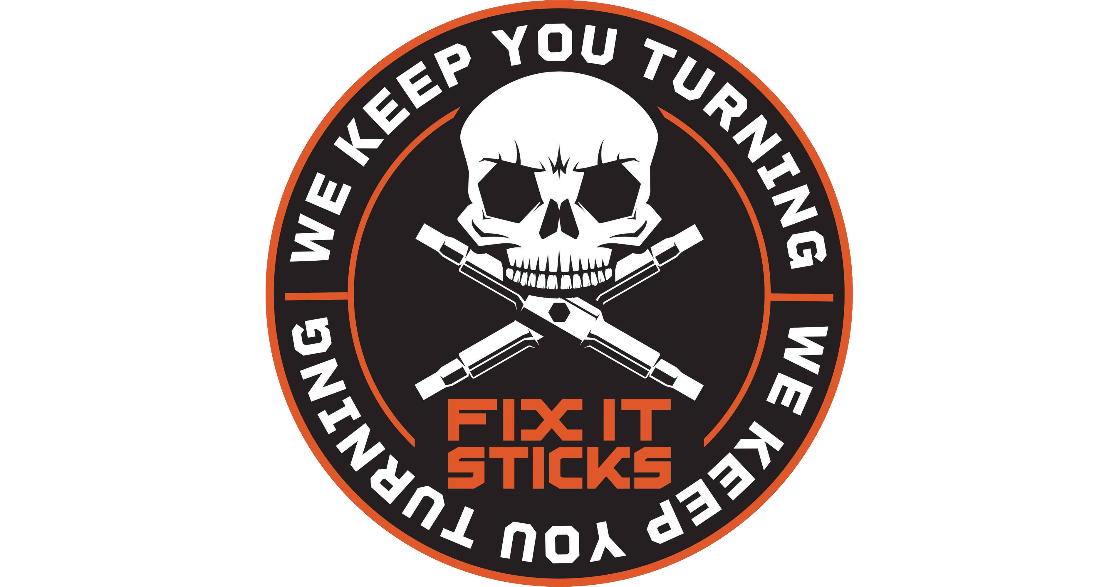 Fix It Sticks Skull Circle Hook-and-Loop Patch FIS-PATCH B&H