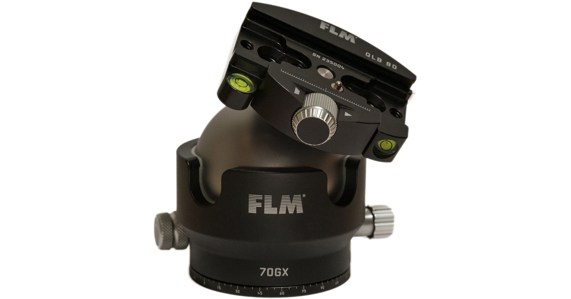 FLM 70GX Centerball Tripod Head with QLB-80 QR 69 10 014