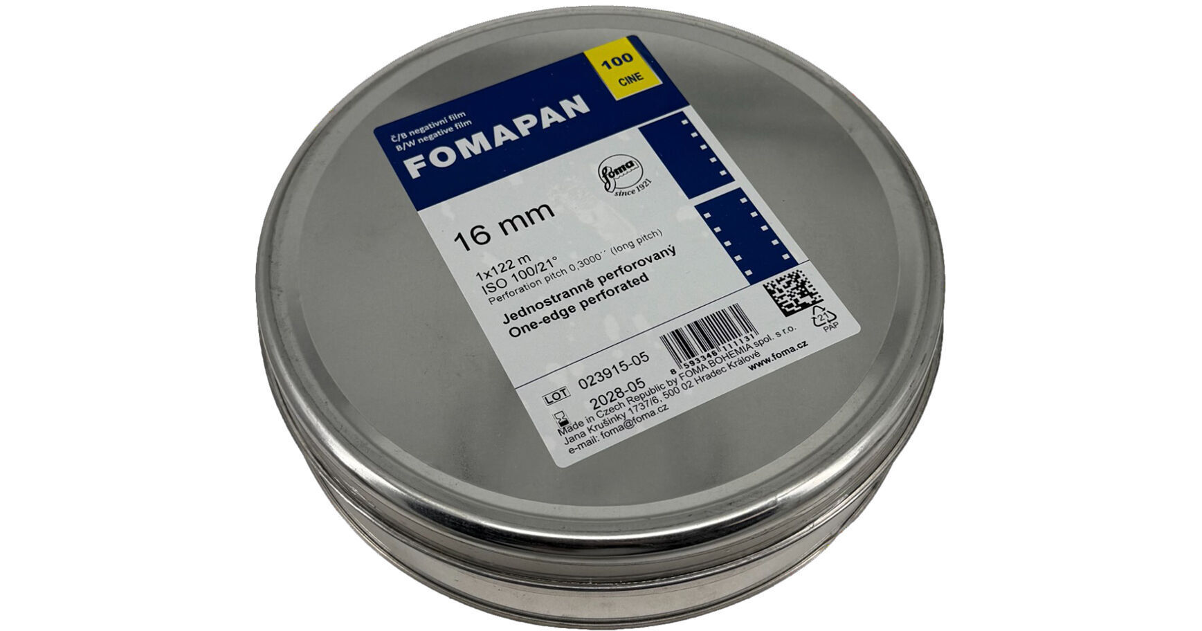 Foma Fomapan Cine 100 Black-and-White Negative Film 411003 B&H