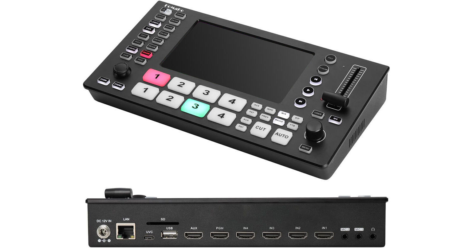 FoMaKo M3 4K HDMI Video Live Streaming Switcher/Mixer M3 B&H