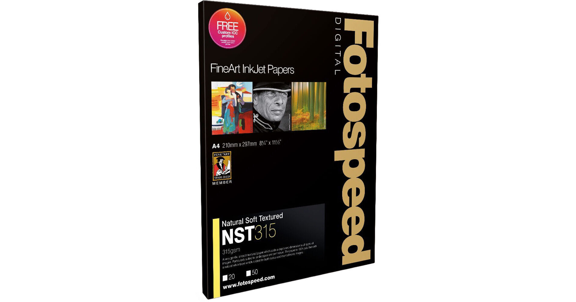 Fotospeed Natural Soft Textured Inkjet Paper FOS1344 B&H Photo