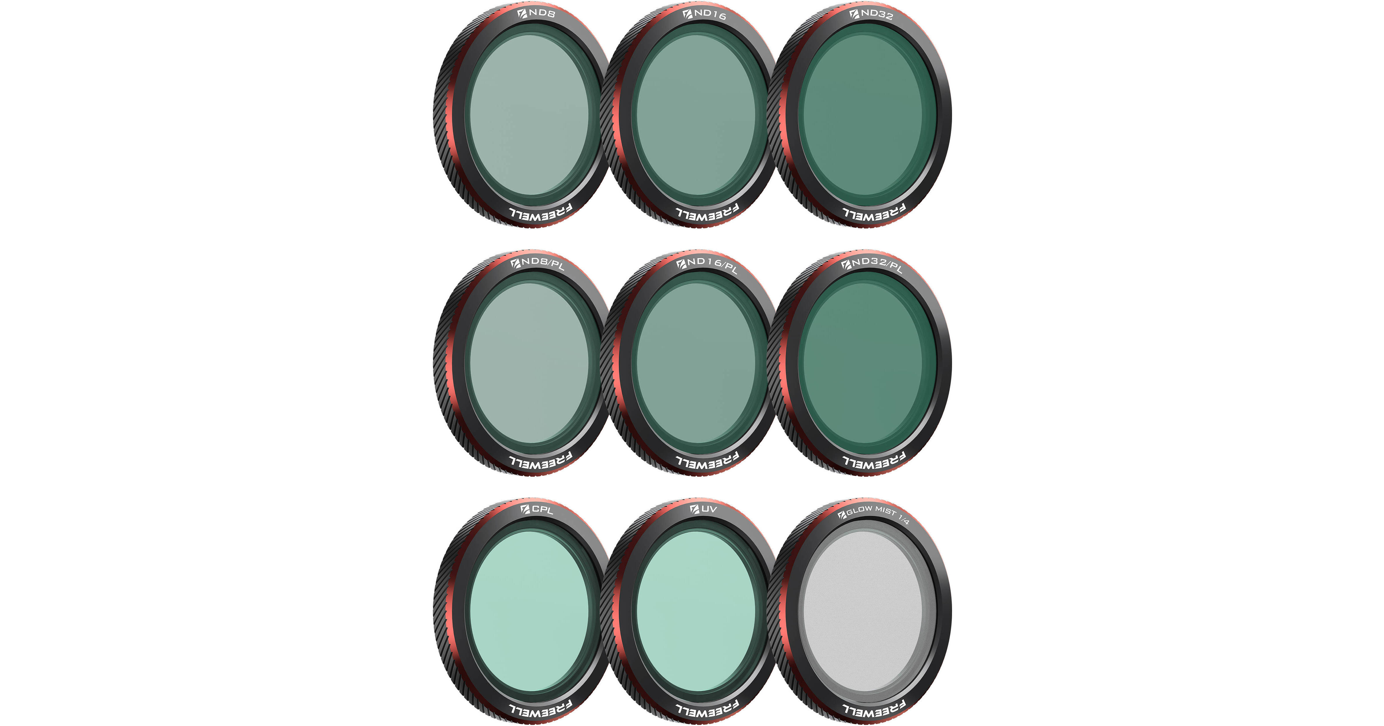 Freewell Mega Filter Kit for DJI Neo 2 (9-Pack) FW-NE2-MEGA B&H