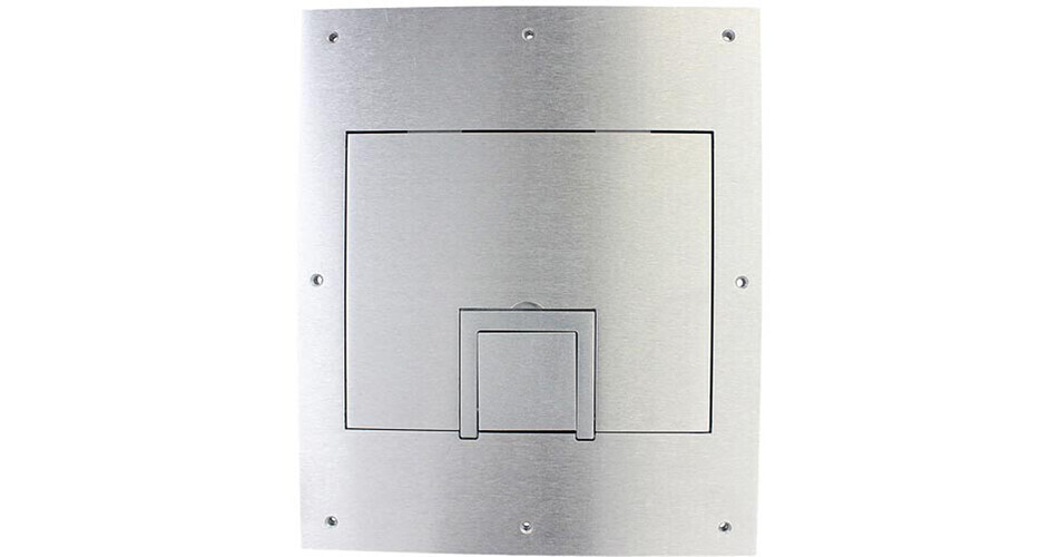 FSR FL-500P Solid Floor Box Cover with Cable FL-500P-SLD-ALU-C