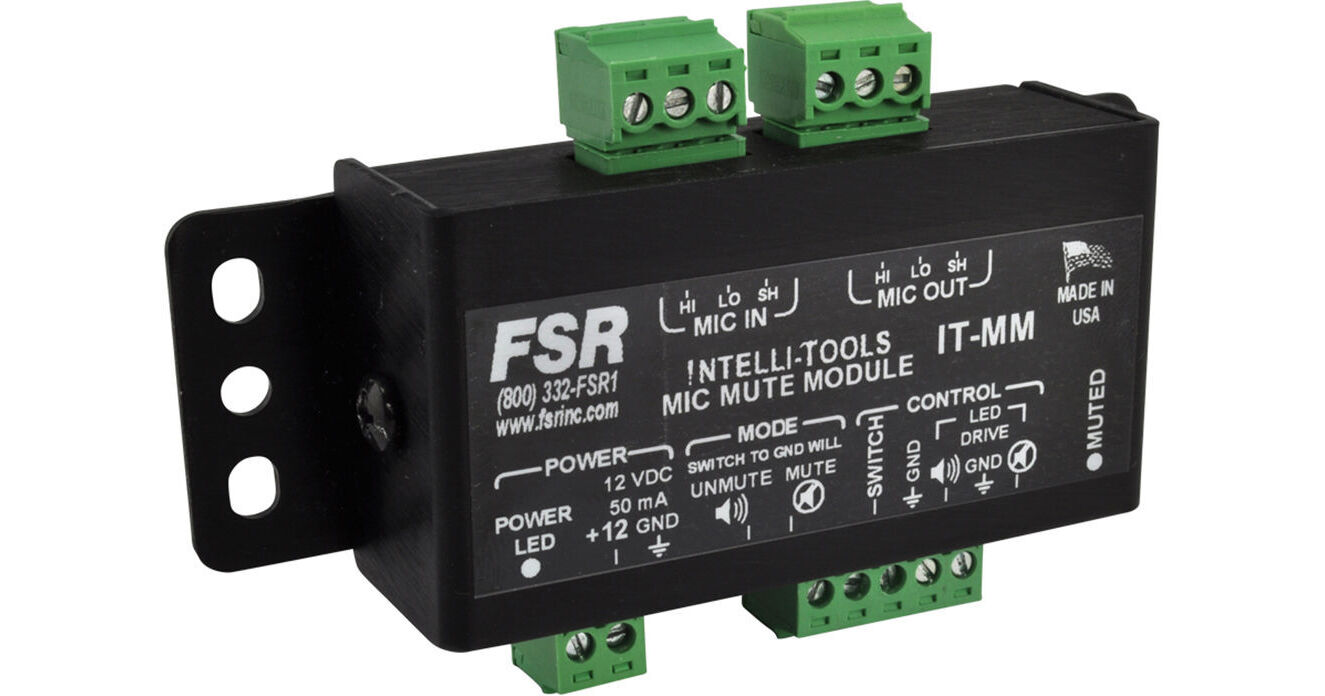 FSR Mic Mute Module with LED Drive and Switch Interface IT-MM