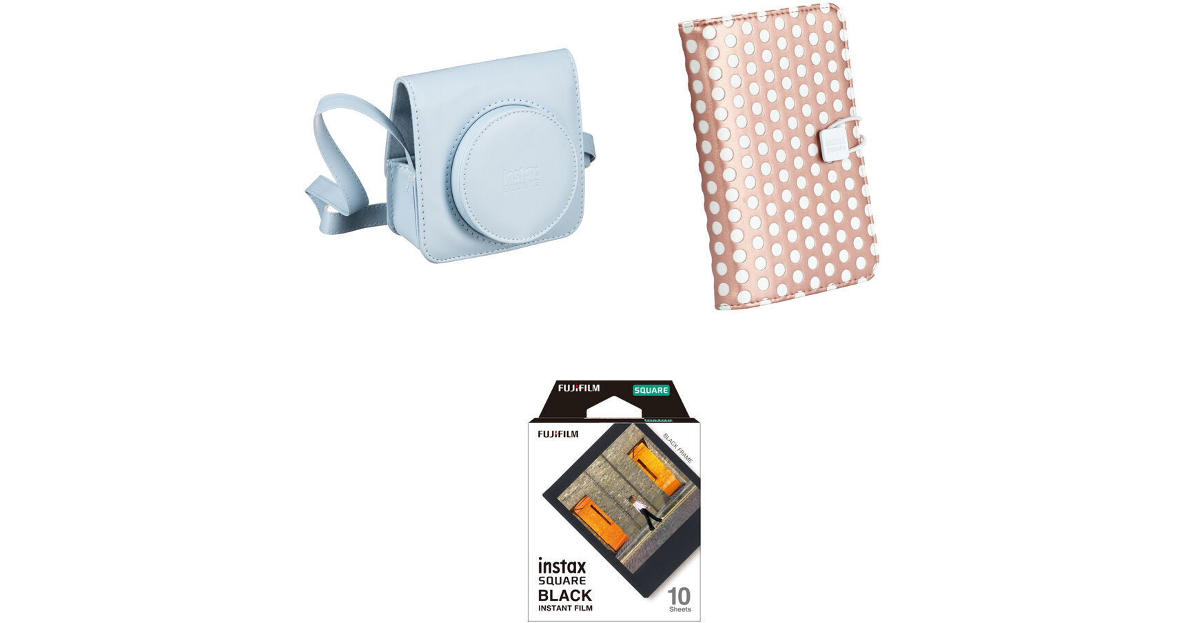 FUJIFILM instax SQUARE SQ1 Camera Case & Accessory Kit (Blue)