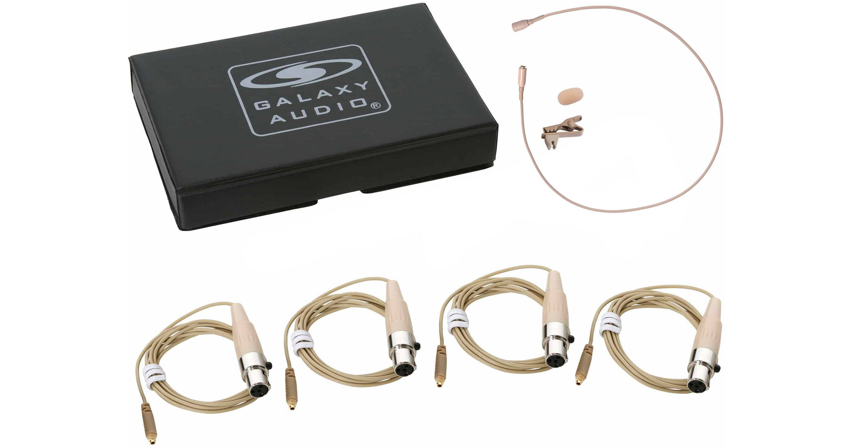 Galaxy Audio HLM4 Hairline Lavalier HLM4-OBG-4GAL B&H Photo Video