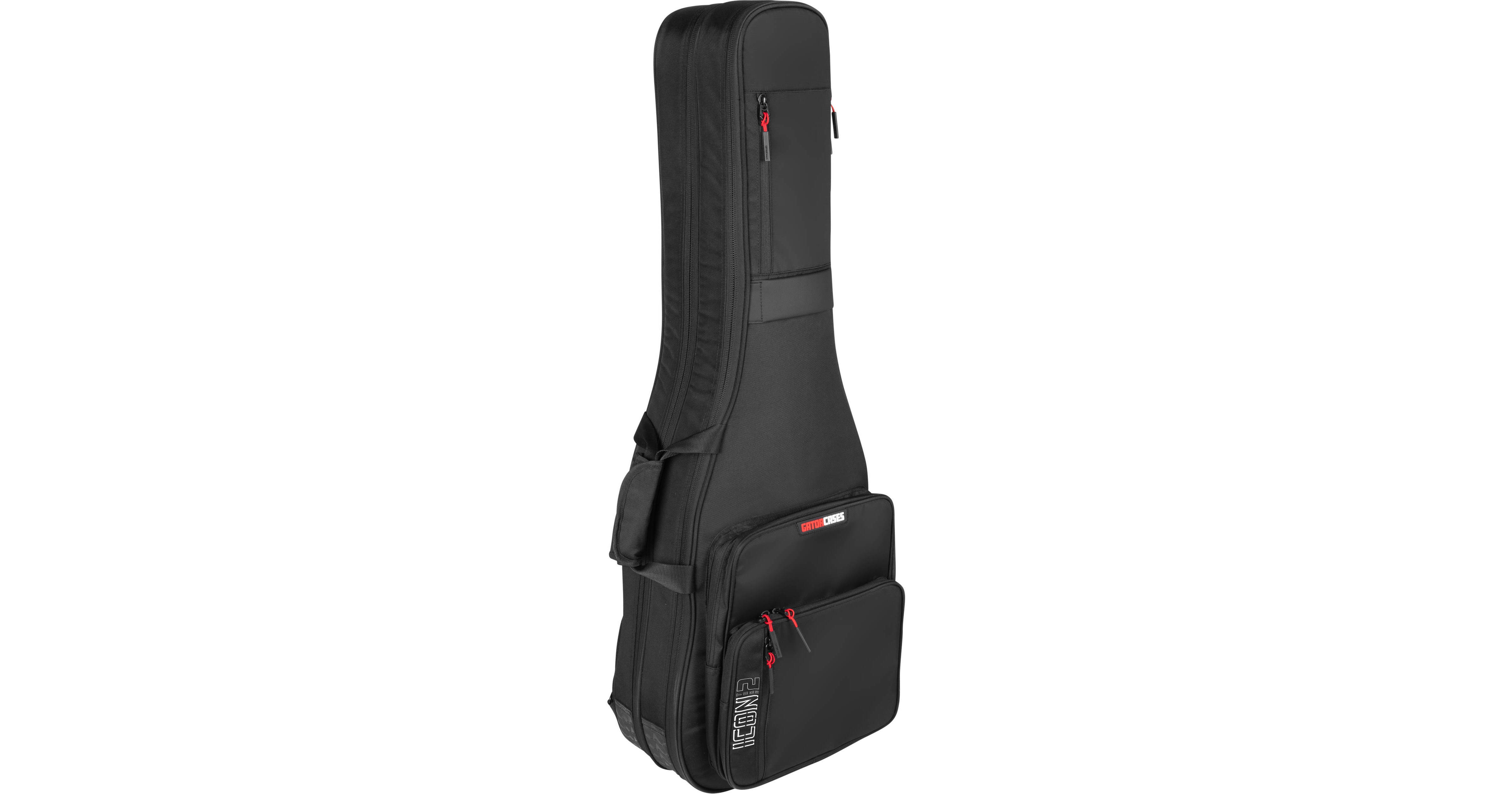 Gator Icon Take Two Series Bag for Two Bass G-ICONTTBASS-BLK B&H