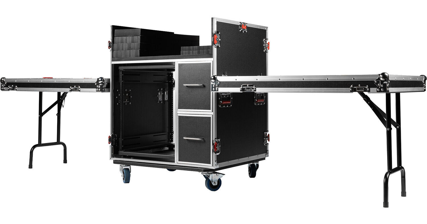 Gator GTOUR Mixer Flight Case with 2 Drawers