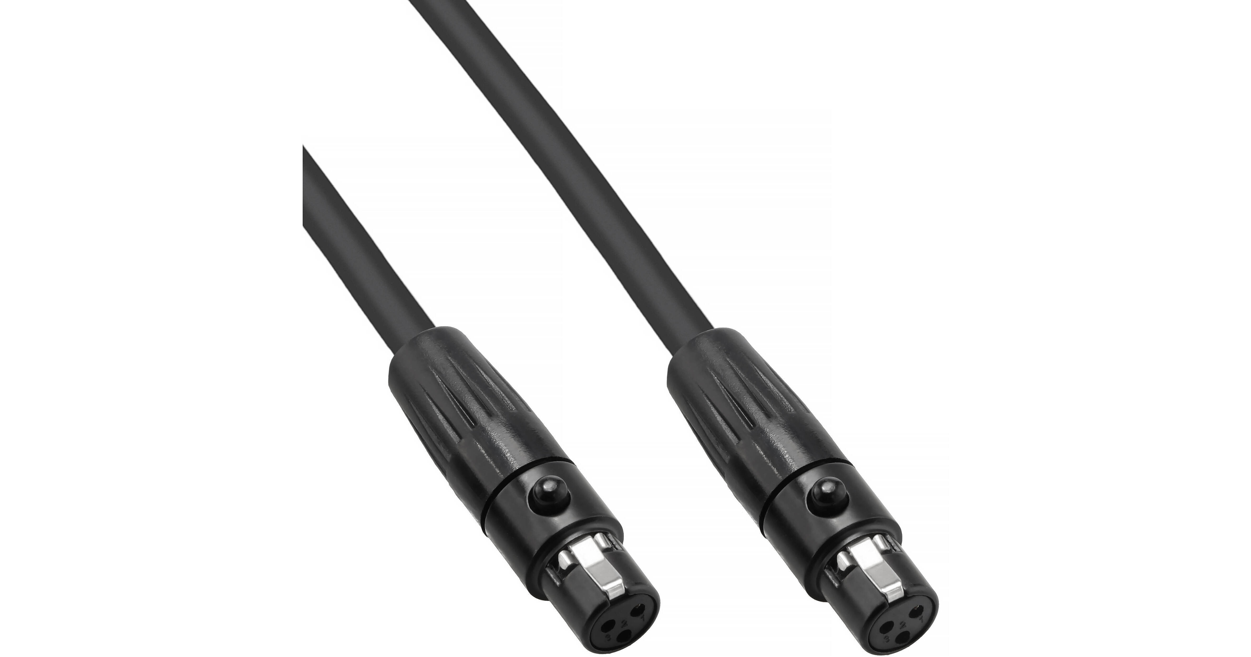 Genaray Mini 3-Pin Female to Mini 3-Pin Female DMX
