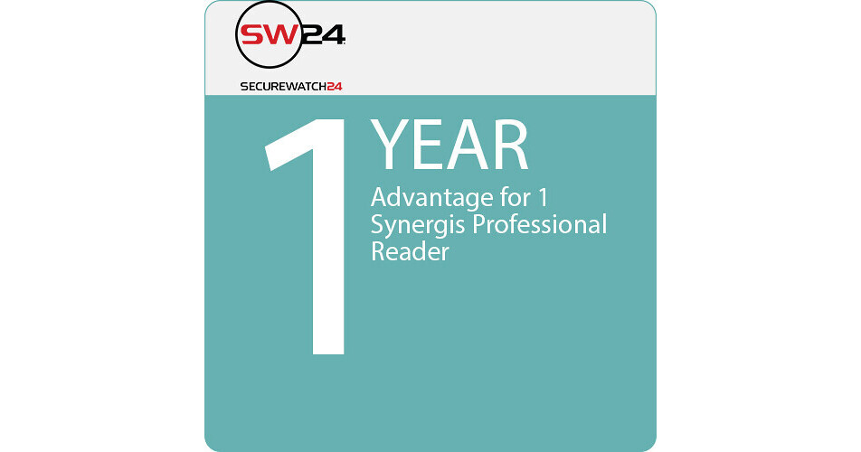 Genetec by SecureWatch24 Advantage for 1 Synergis ADV-RDR-S-1Y