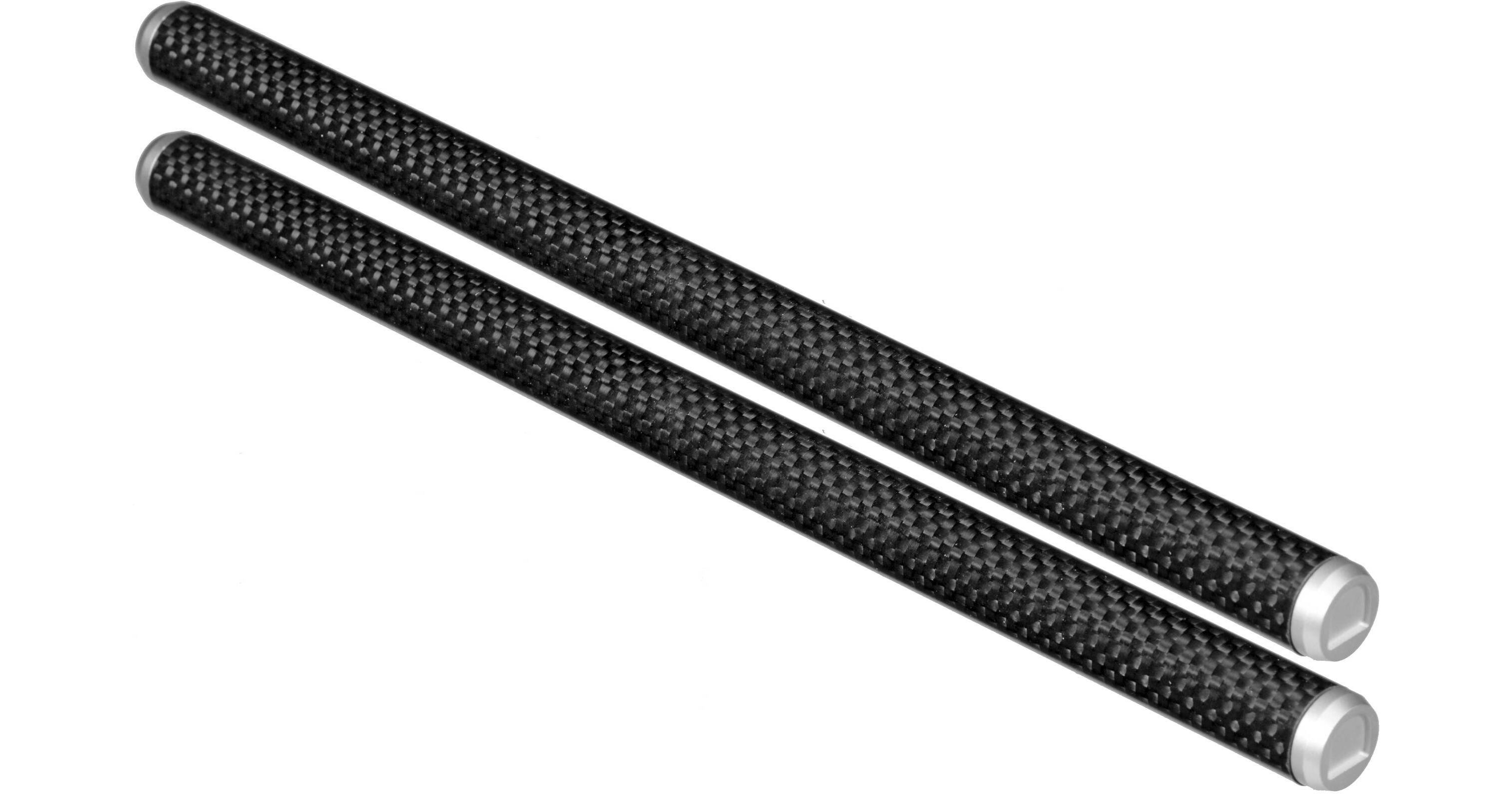 Genustech 15mm Carbon Fiber Rods (10") G-DCFR250 B&H Photo Video