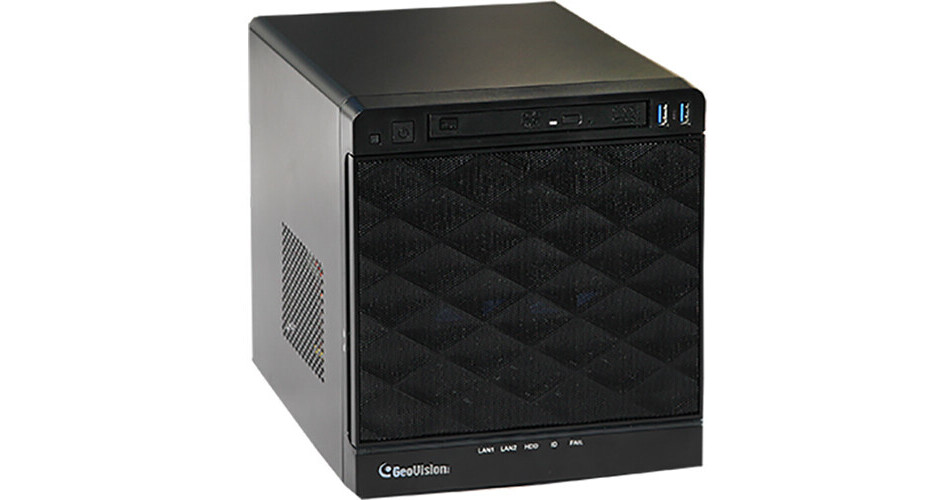 GeoVision UVS Cube NVR with 4TB HDD (i7, 4-Bay) 827-NCI74B0-4TB