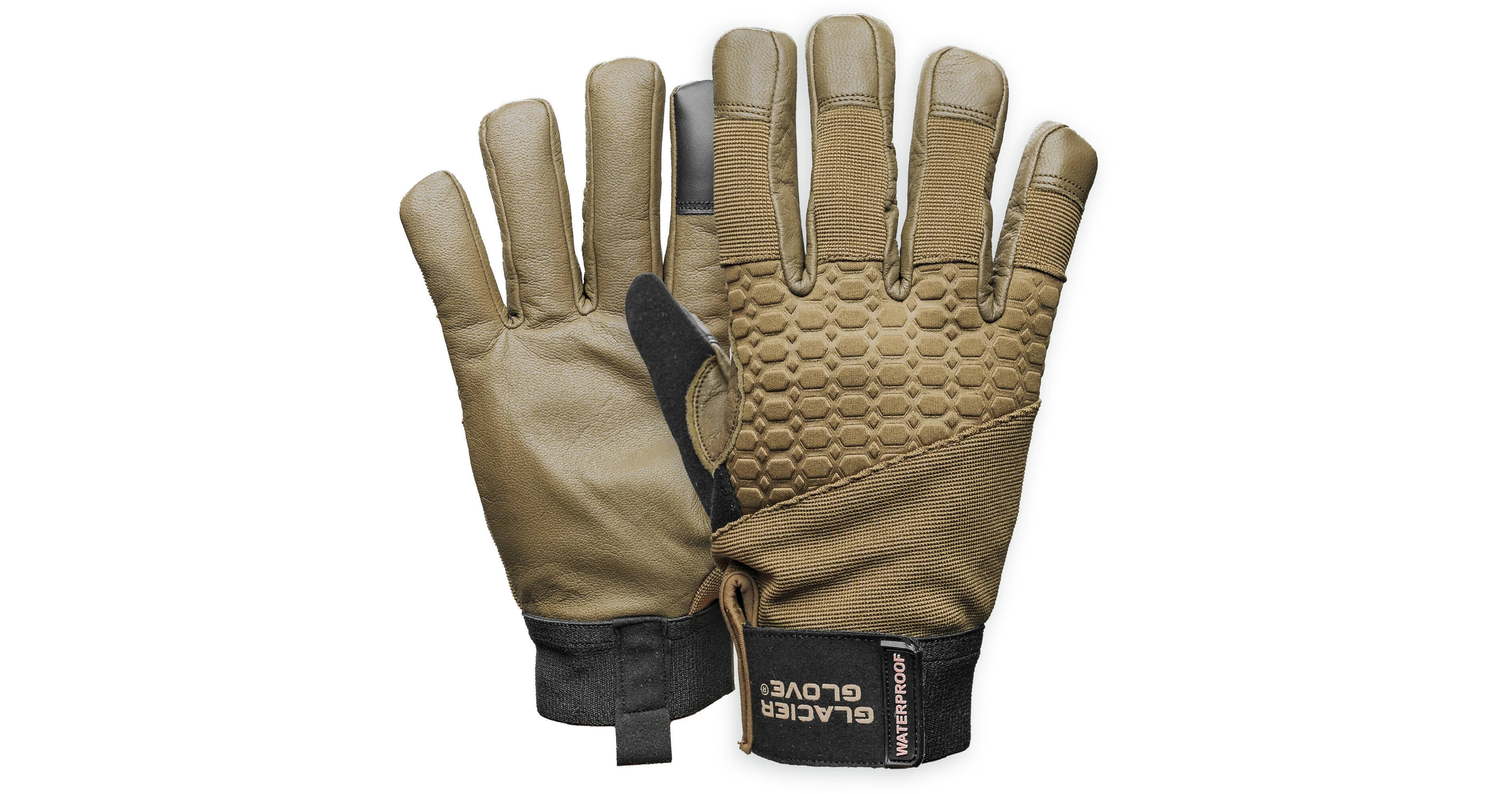 Glacier Glove Alaska Pro Waterproof Gloves (Large, Coyote)