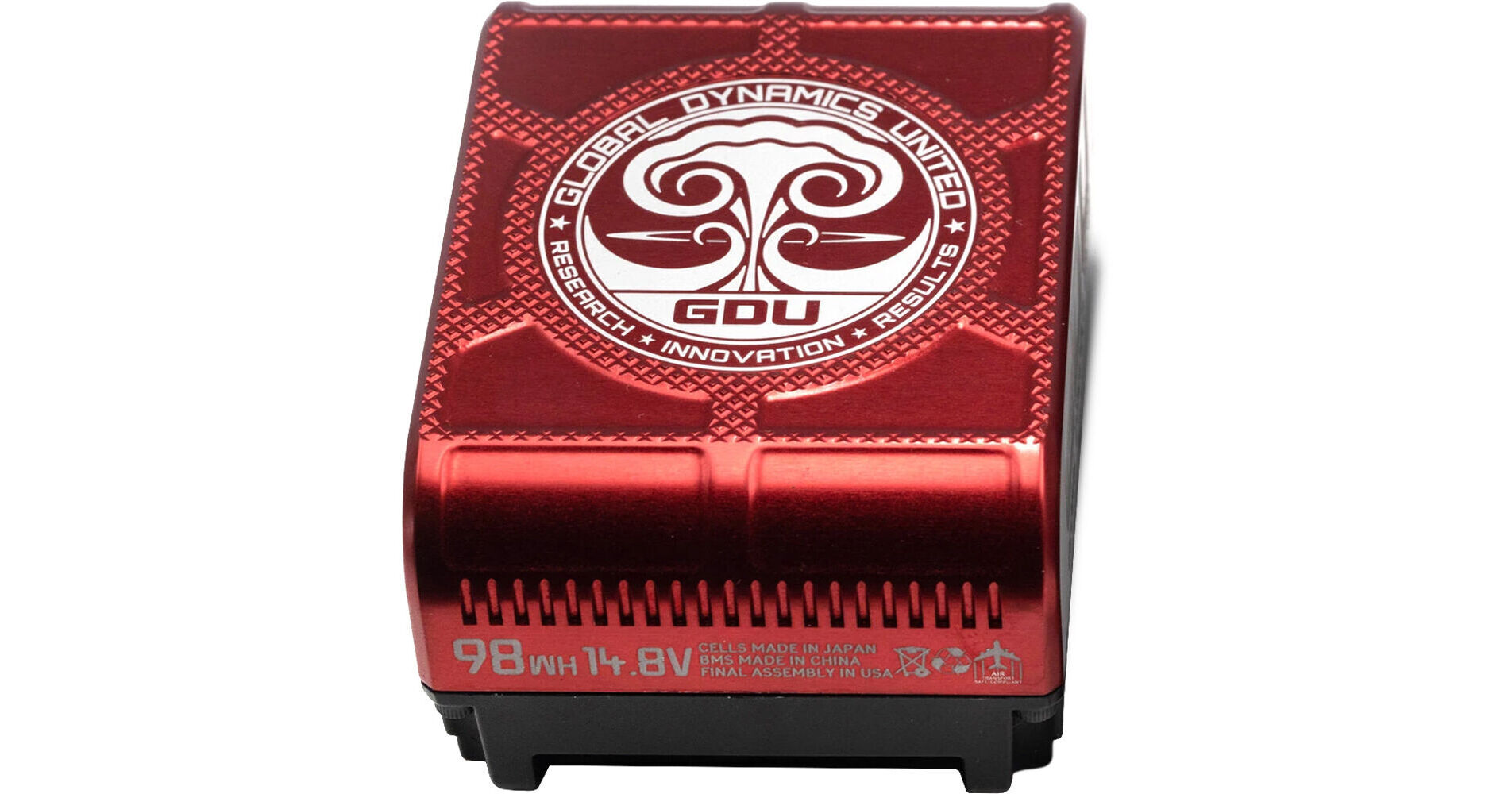 GLOBAL DYNAMICS UNITED 98Wh Mini V-Mount Battery (Red)