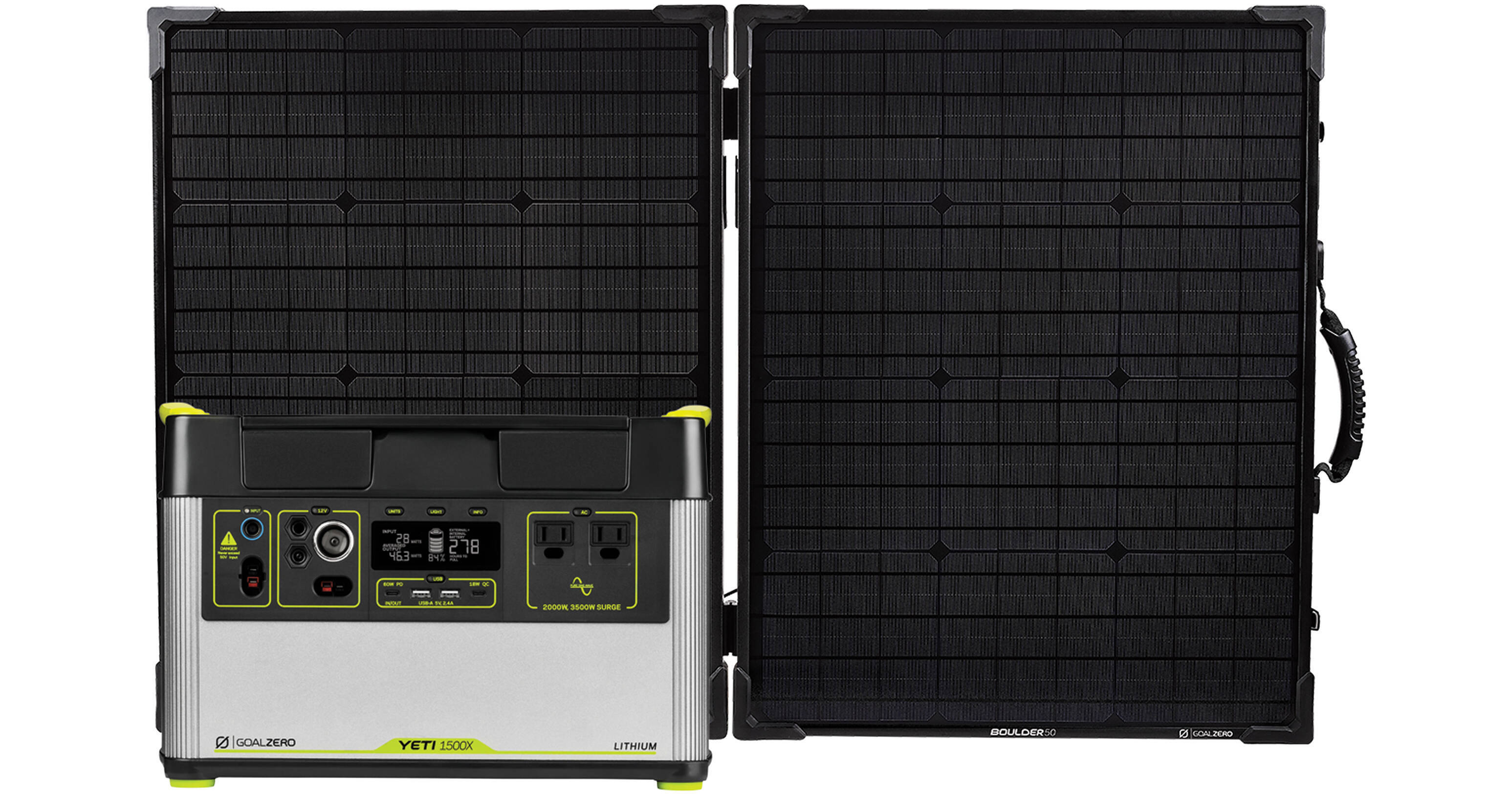 GOAL ZERO Yeti 1500X 120V Portable Power Station Kit 44360 B&H