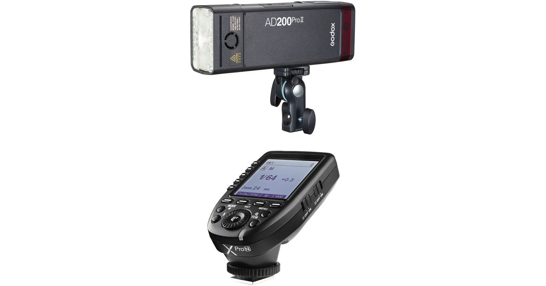 Godox AD200Pro II TTL Pocket Flash with XProN TTL Trigger Kit